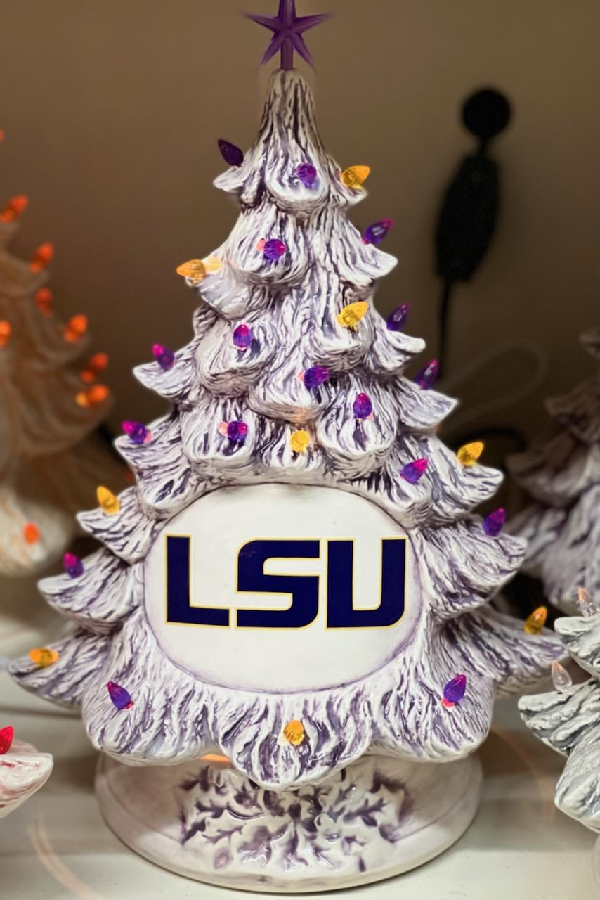 LSU Ceramic Tree. – Now and Then of Rockmart, Inc